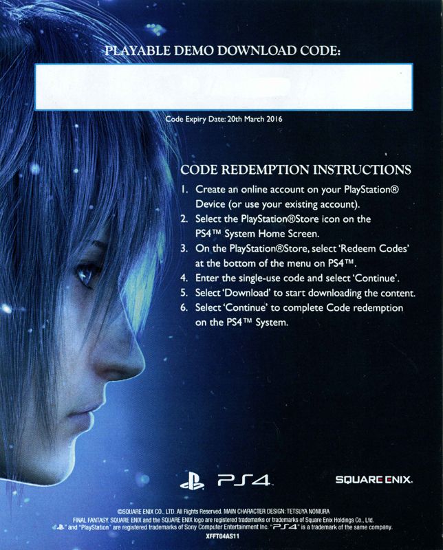 Final Fantasy: Type-0 HD cover or packaging material - MobyGames