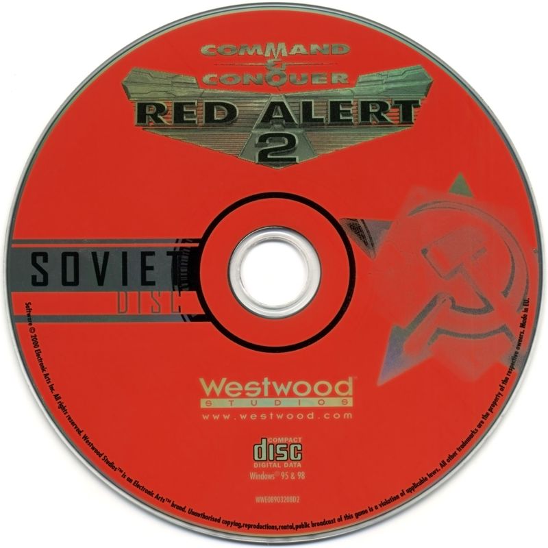 Command & Conquer: Red Alert 2 cover or packaging material - MobyGames
