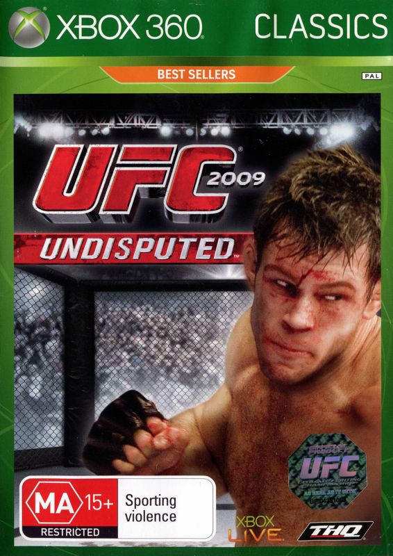 UFC 2009 Undisputed cover or packaging material - MobyGames
