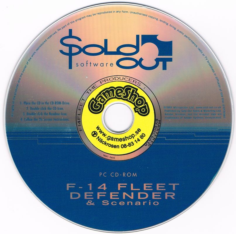 F-14 Fleet Defender / Fleet Defender: Scenario cover or packaging ...