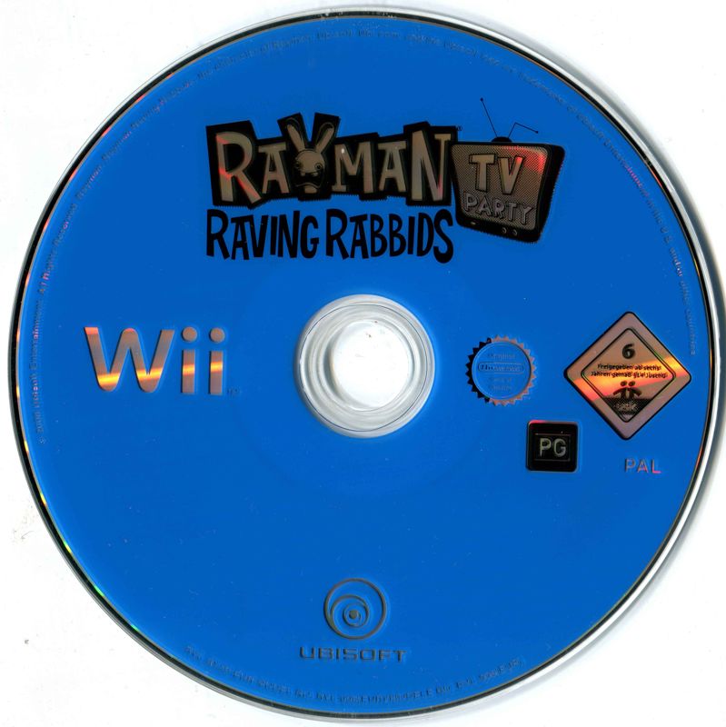 Rayman: Raving Rabbids TV Party cover or packaging material - MobyGames