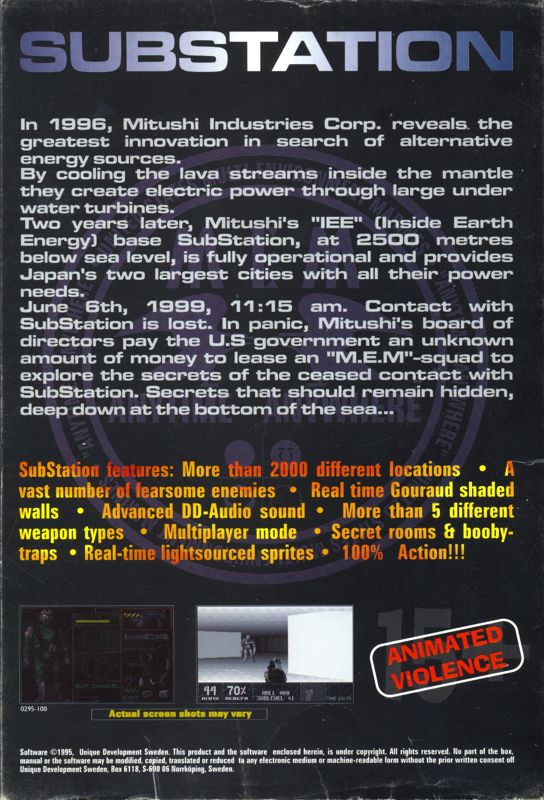 Substation cover or packaging material - MobyGames