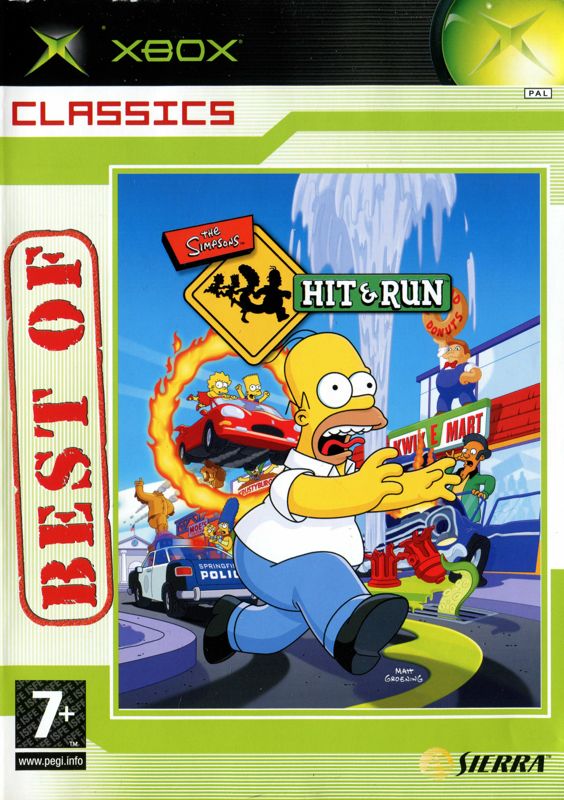 The Simpsons: Hit & Run cover or packaging material - MobyGames