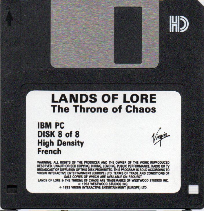 Lands of Lore: The Throne of Chaos cover or packaging material - MobyGames