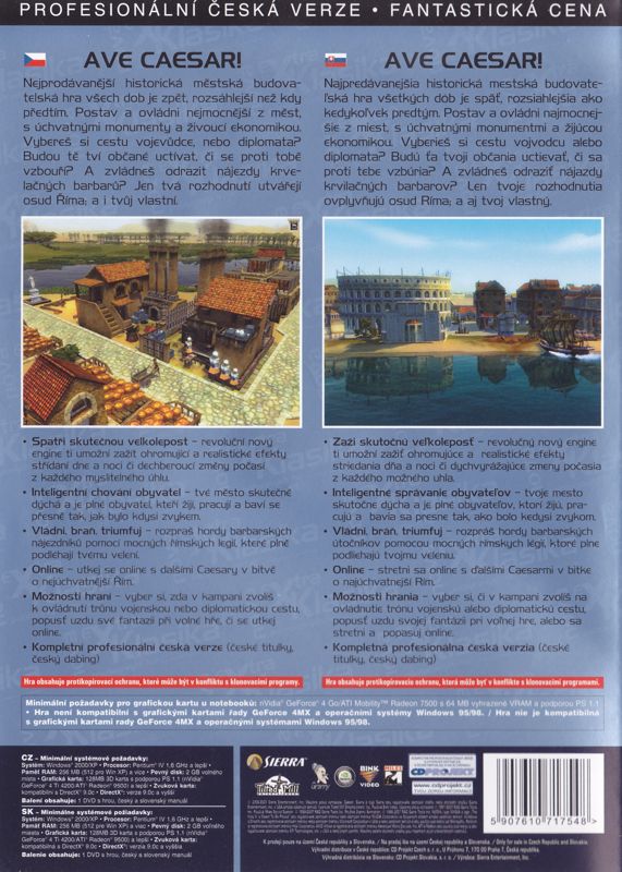 Caesar IV cover or packaging material - MobyGames