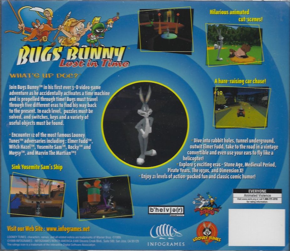 Bugs Bunny: Lost in Time cover or packaging material - MobyGames