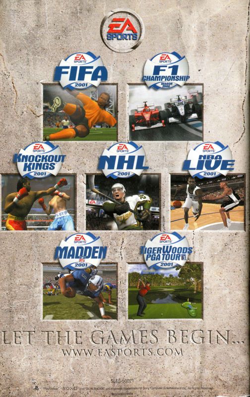 Madden NFL 2001 cover or packaging material - MobyGames