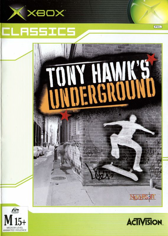 Tony Hawk's Underground cover or packaging material - MobyGames