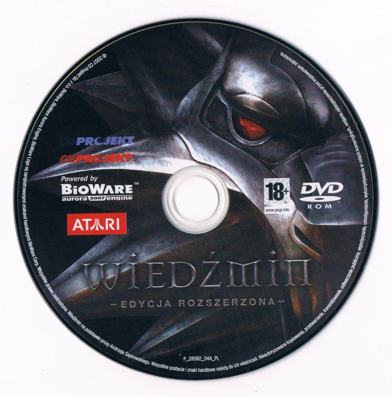 The Witcher: Enhanced Edition - Platinum Edition cover or packaging material - MobyGames