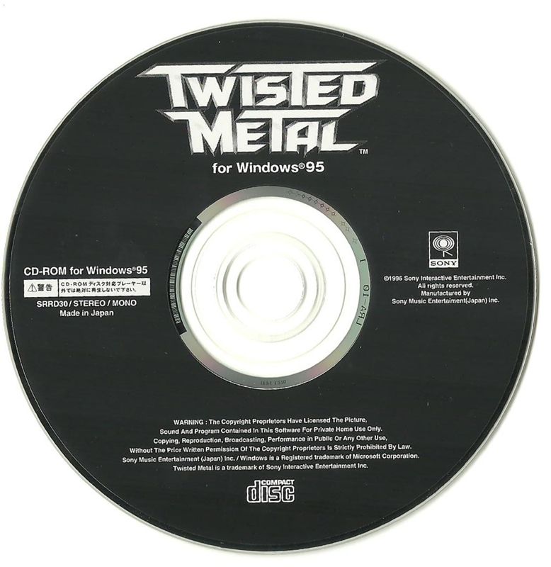 Twisted Metal cover or packaging material - MobyGames