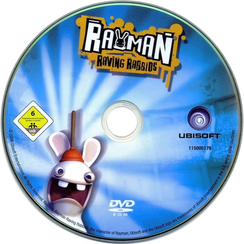 Rayman: Raving Rabbids cover or packaging material - MobyGames
