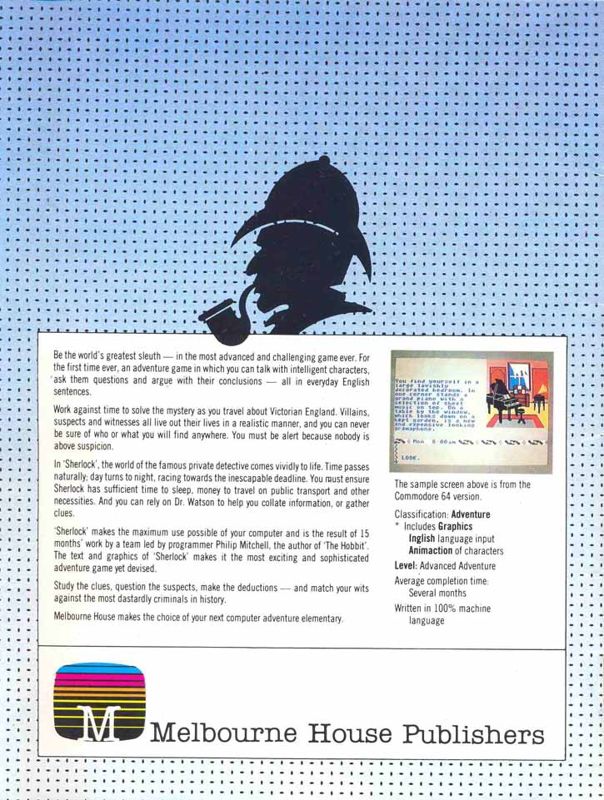 Sherlock cover or packaging material - MobyGames