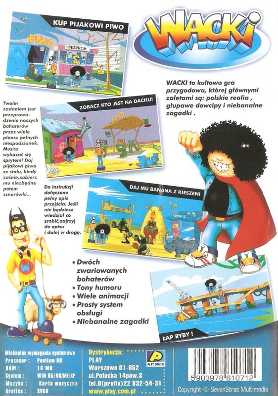 Wacki: Kosmiczna Rozgrywka cover or packaging material - MobyGames