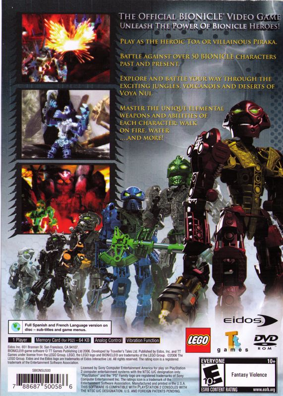 Bionicle Heroes cover or packaging material - MobyGames
