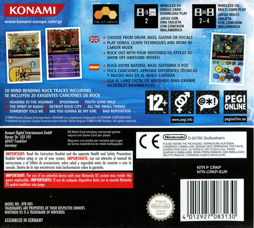 Rock Revolution cover or packaging material - MobyGames