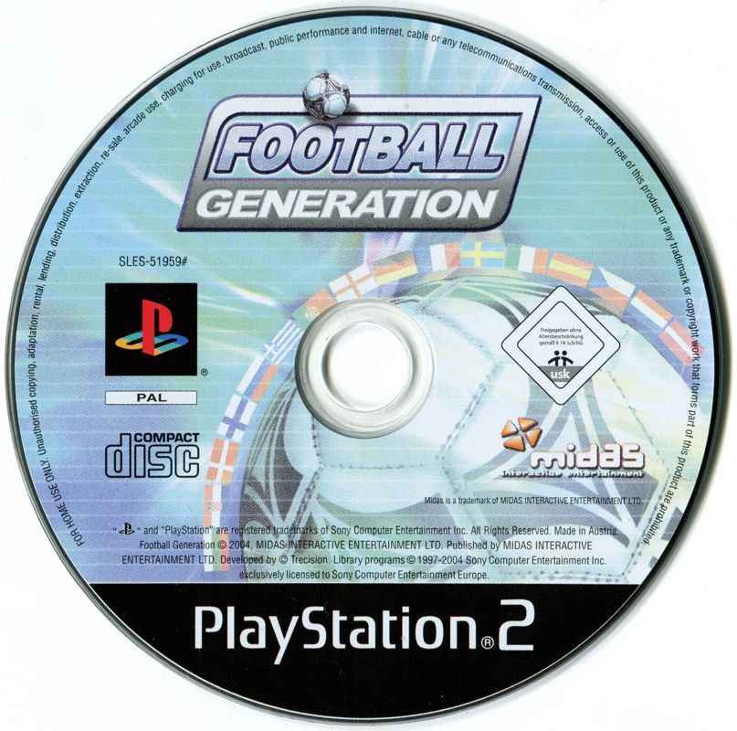 Football Generation cover or packaging material - MobyGames