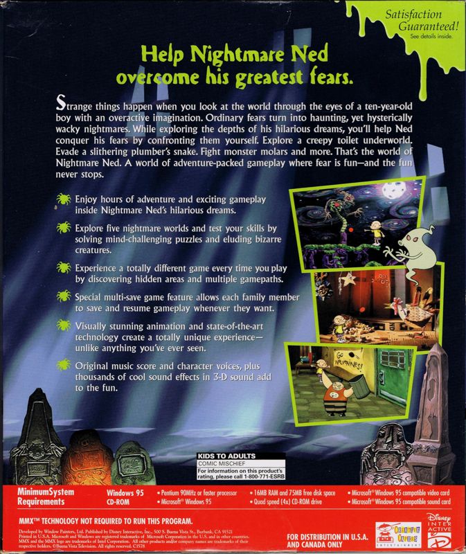 Nightmare Ned cover or packaging material - MobyGames