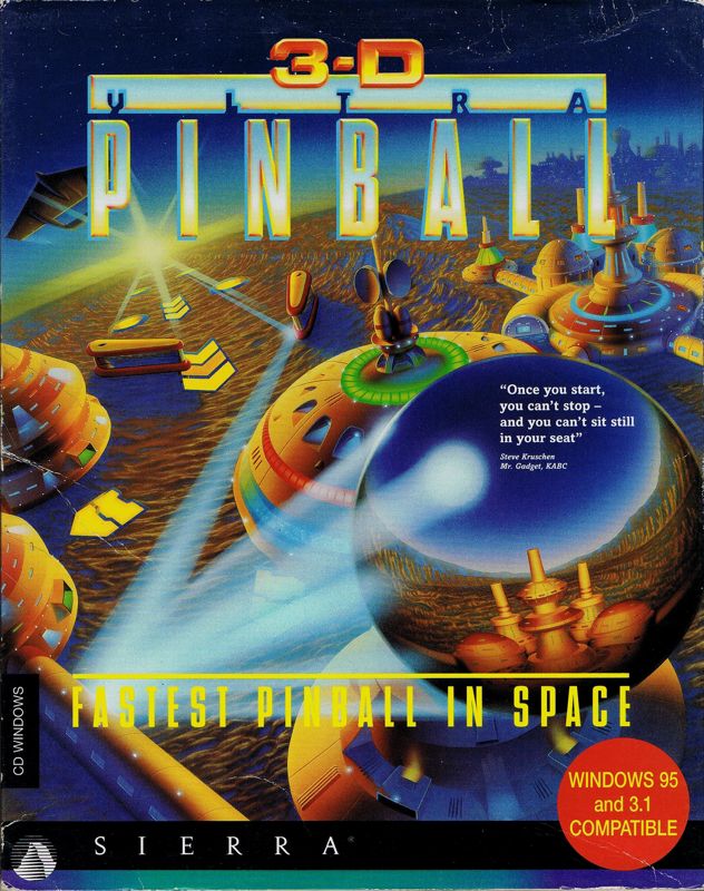 3-D Ultra Pinball cover or packaging material - MobyGames