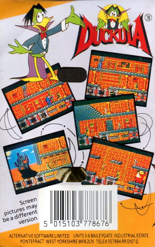 Count Duckula in No Sax Please - We're Egyptian cover or packaging material - MobyGames