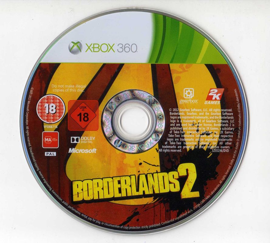 Borderlands 2 cover or packaging material - MobyGames