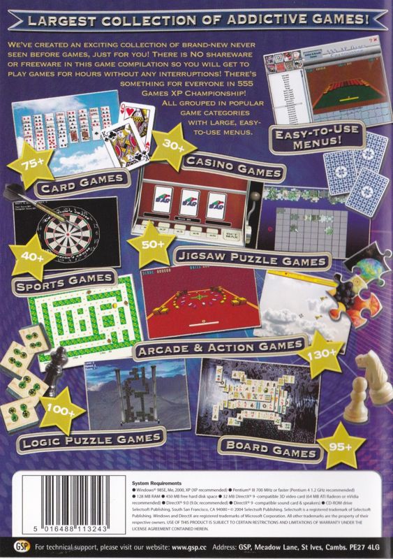 555 Games XP Championship cover or packaging material - MobyGames