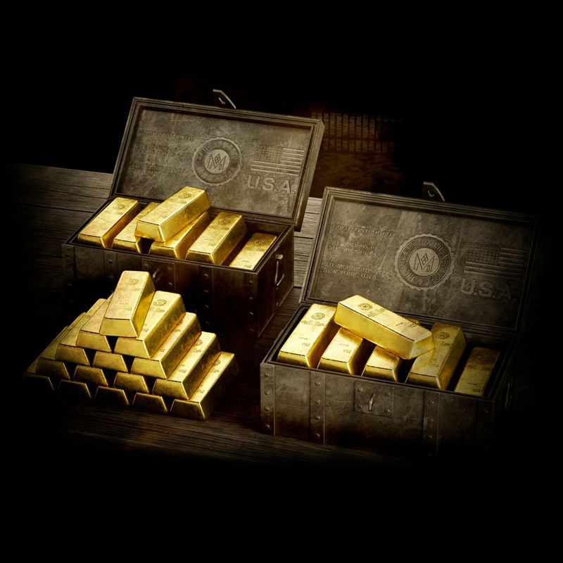 Red Dead Online: 55 Gold Bars cover or packaging material - MobyGames
