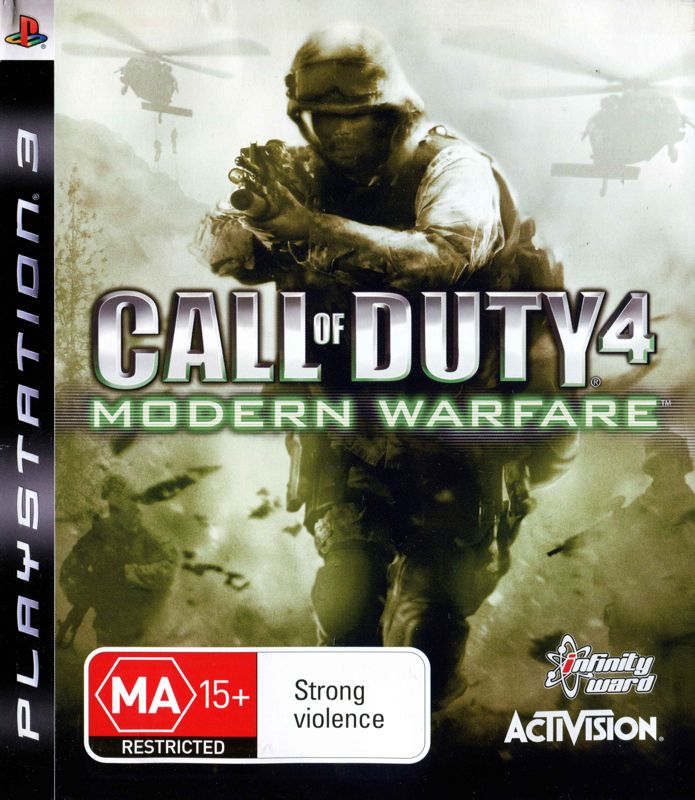 Call of Duty 4: Modern Warfare cover or packaging material - MobyGames