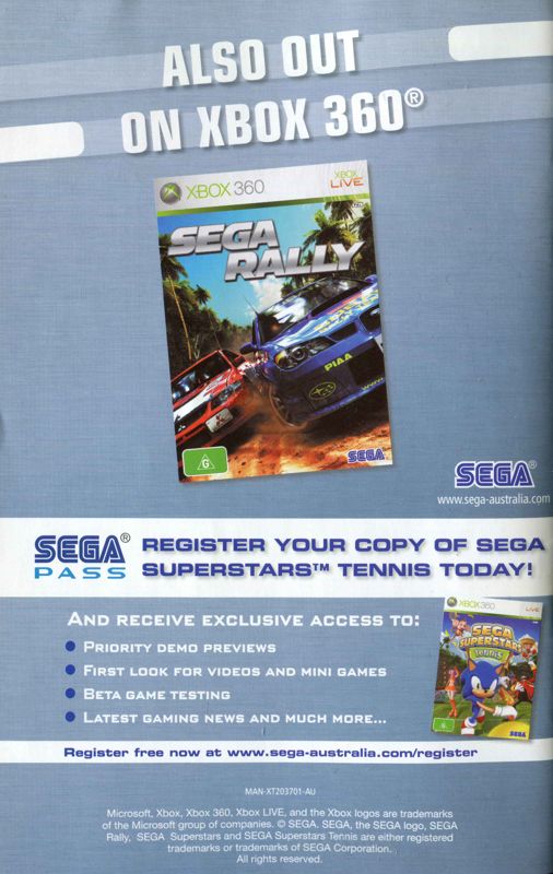 SEGA Superstars Tennis cover or packaging material - MobyGames