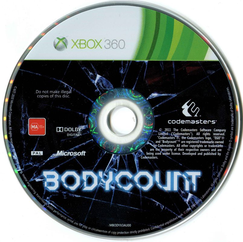Bodycount cover or packaging material - MobyGames
