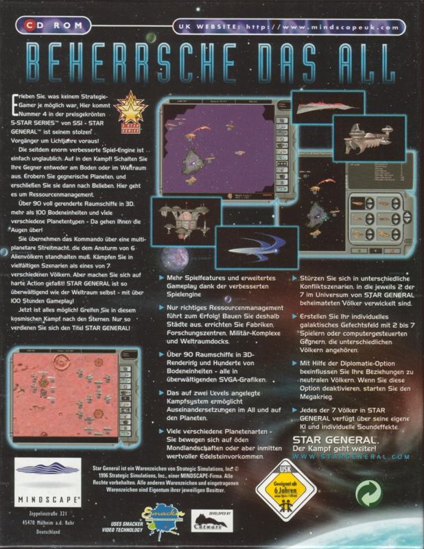 Star General cover or packaging material - MobyGames