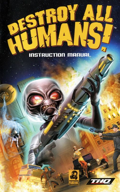 Destroy All Humans! cover or packaging material - MobyGames