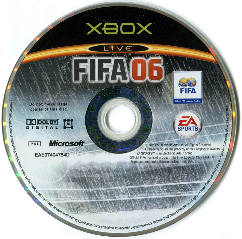 FIFA Soccer 06 cover or packaging material - MobyGames