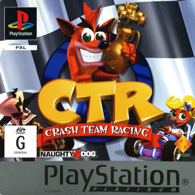 CTR: Crash Team Racing cover or packaging material - MobyGames