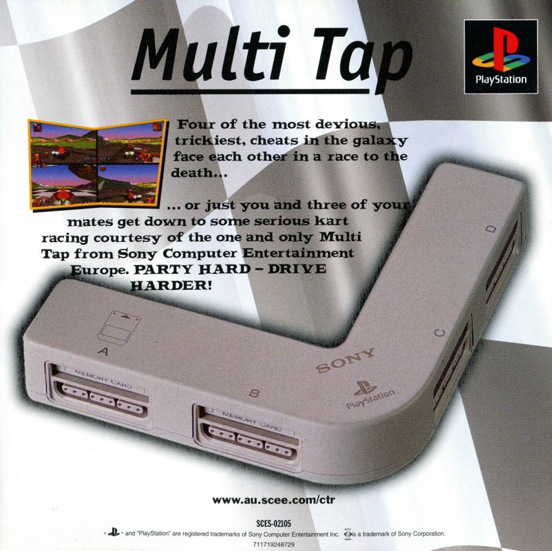 CTR: Crash Team Racing cover or packaging material - MobyGames