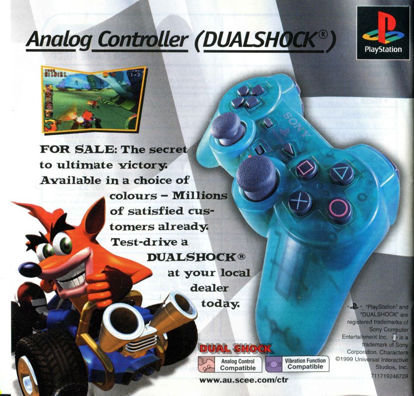 CTR: Crash Team Racing cover or packaging material - MobyGames