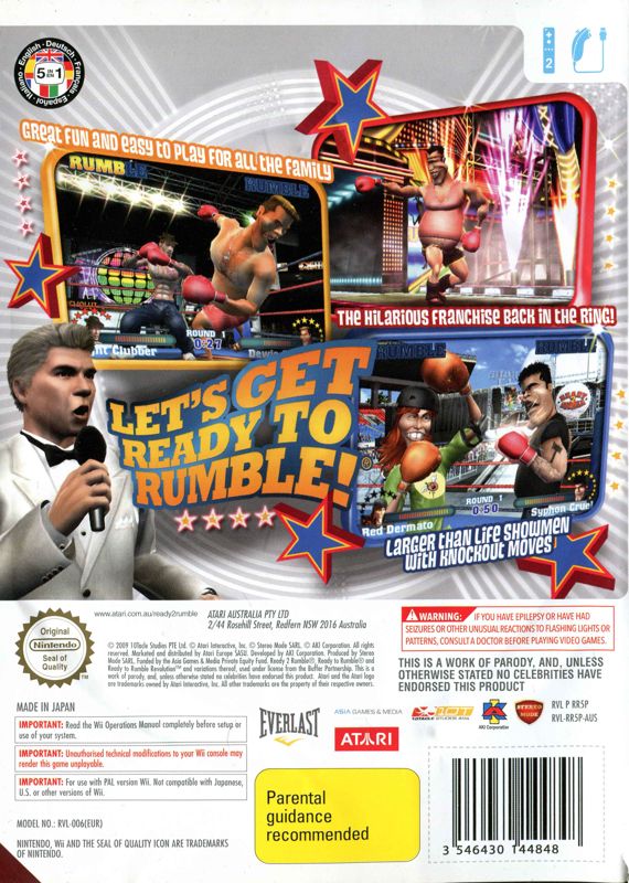 Ready 2 Rumble Revolution cover or packaging material - MobyGames