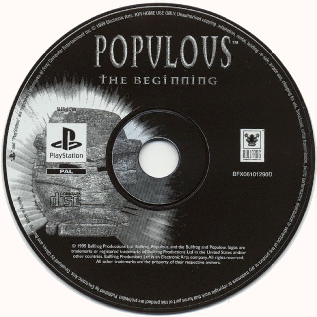Populous: The Beginning cover or packaging material - MobyGames