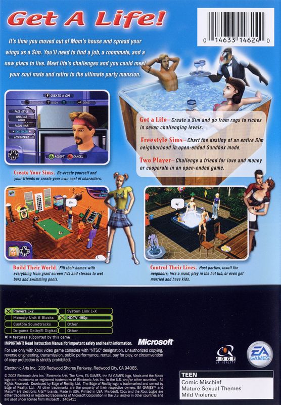 The Sims cover or packaging material - MobyGames