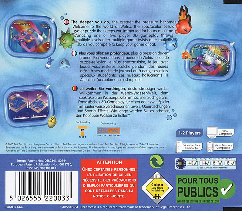 Wetrix cover or packaging material - MobyGames