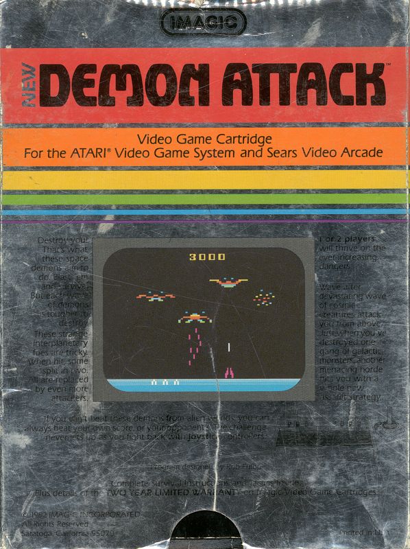Demon Attack cover or packaging material - MobyGames