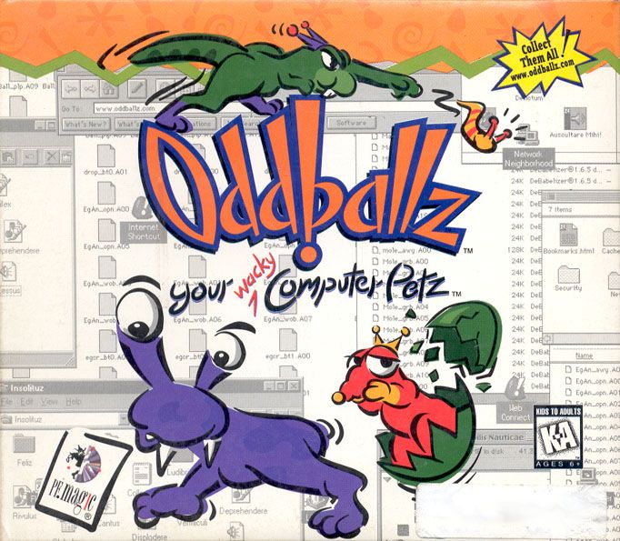 Oddballz: Your Wacky Computer Petz promo art, ads, magazines ...