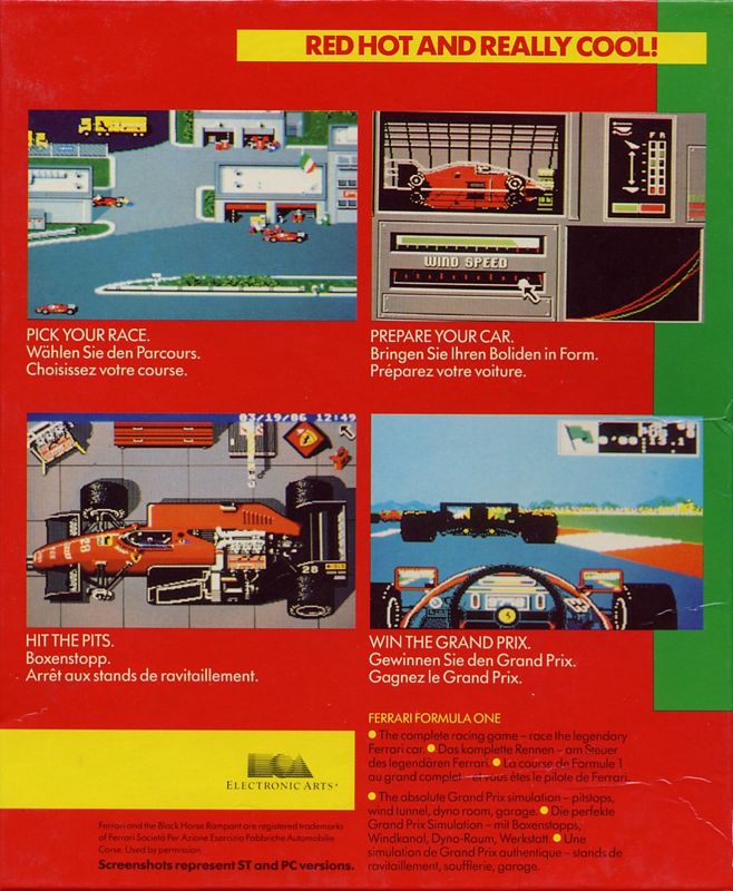 Ferrari Formula One cover or packaging material - MobyGames