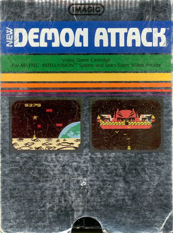 Demon Attack cover or packaging material - MobyGames