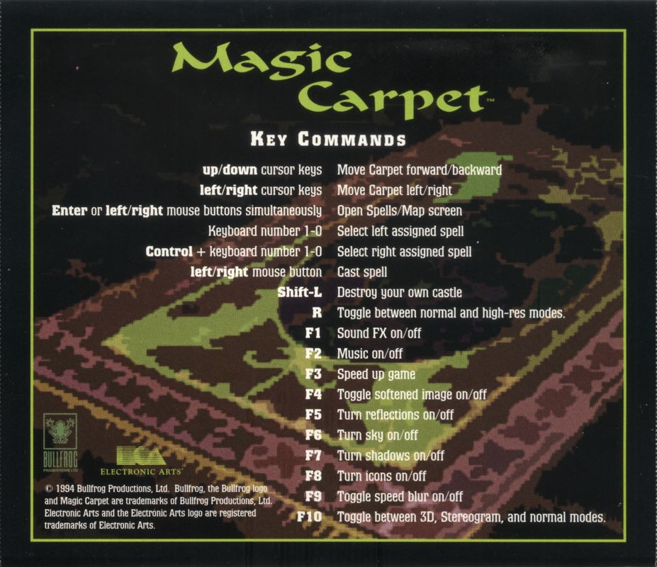 Magic Carpet Plus cover or packaging material - MobyGames