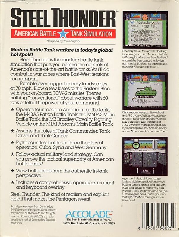 Steel Thunder cover or packaging material - MobyGames