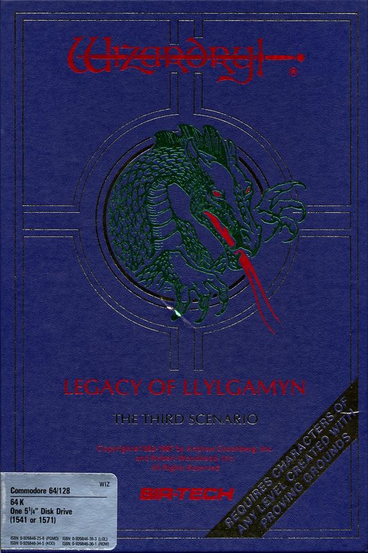 Wizardry: Legacy of Llylgamyn - The Third Scenario cover or packaging ...