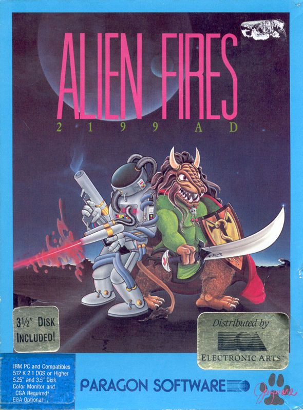 Alien Fires: 2199 AD cover or packaging material - MobyGames