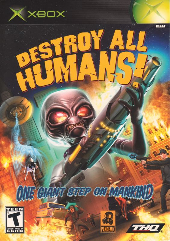Destroy All Humans! cover or packaging material - MobyGames