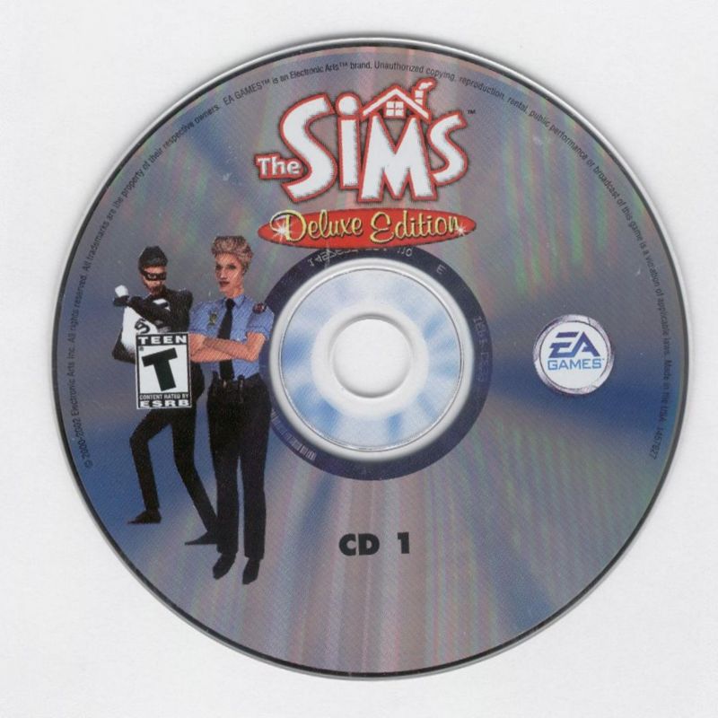 The Sims: Deluxe Edition cover or packaging material - MobyGames