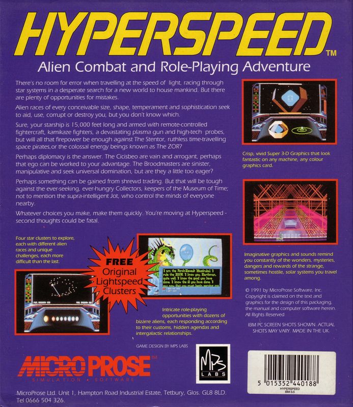 Hyperspeed cover or packaging material - MobyGames